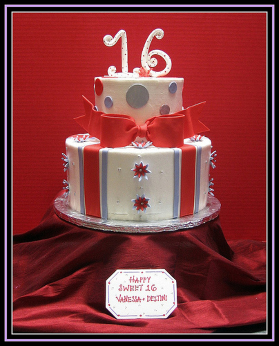 Sweet 16 Birthday Cake - CakeCentral.com