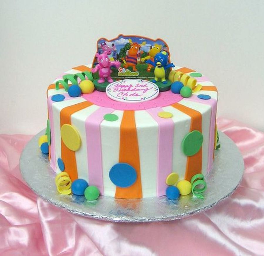 Backyardigans Birthday Cake And Cupcakes - CakeCentral.com