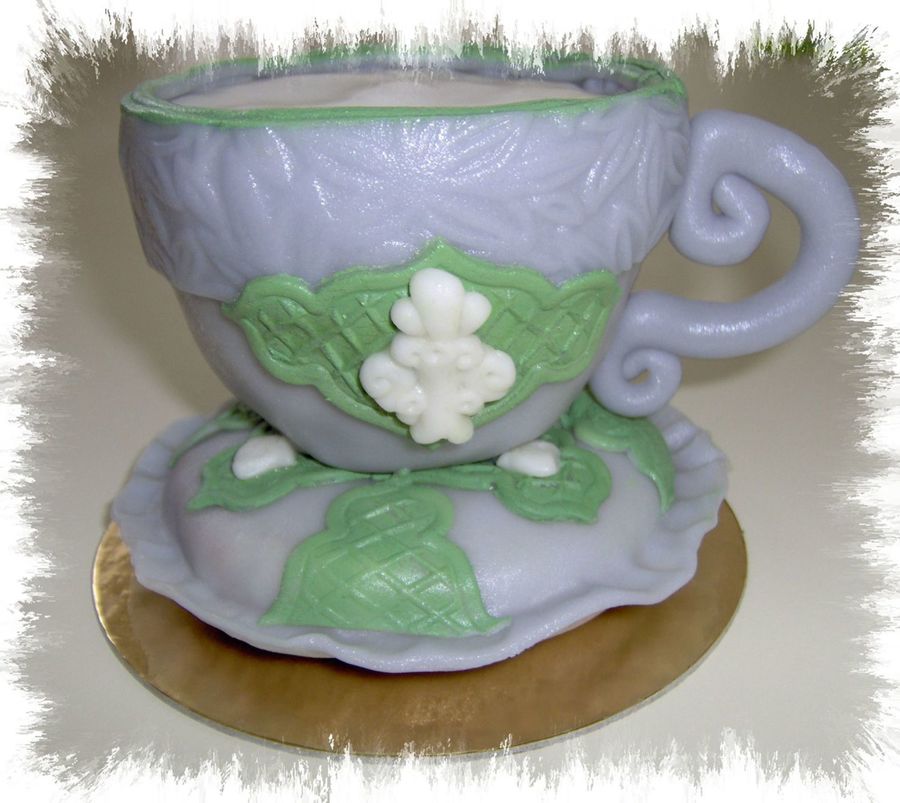 Teacup Mini Cake - CakeCentral.com