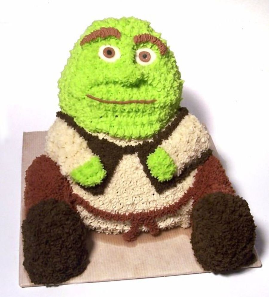 Shrek Cake - CakeCentral.com