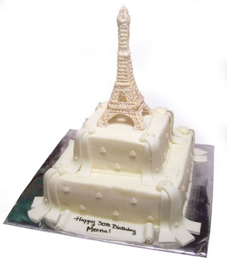 Eiffel Tower Cake - CakeCentral.com