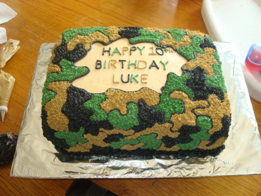 Camouflage - CakeCentral.com