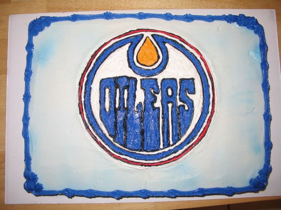 Edmonton Oilers Cake - CakeCentral.com