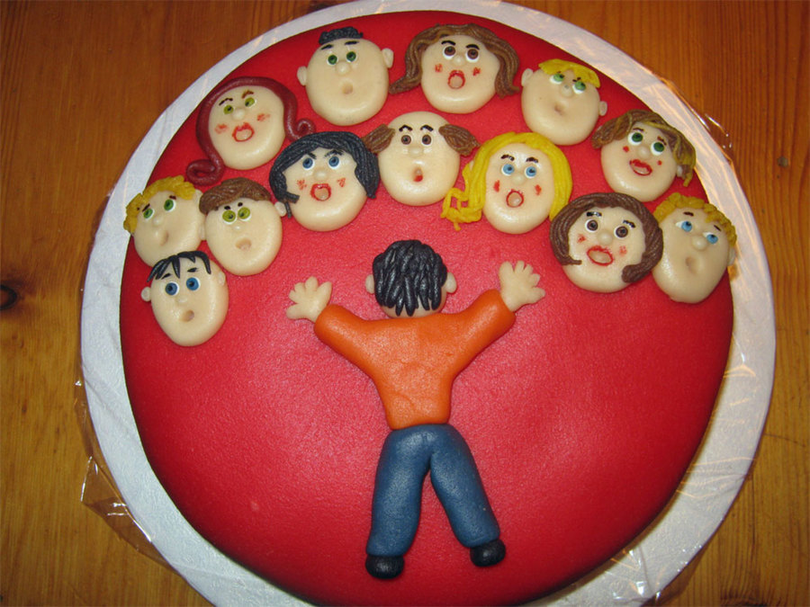 Choir Birthday Cake - CakeCentral.com
