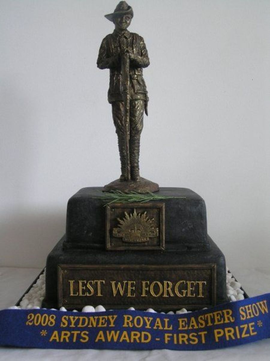 Anzac Day Cake - CakeCentral.com