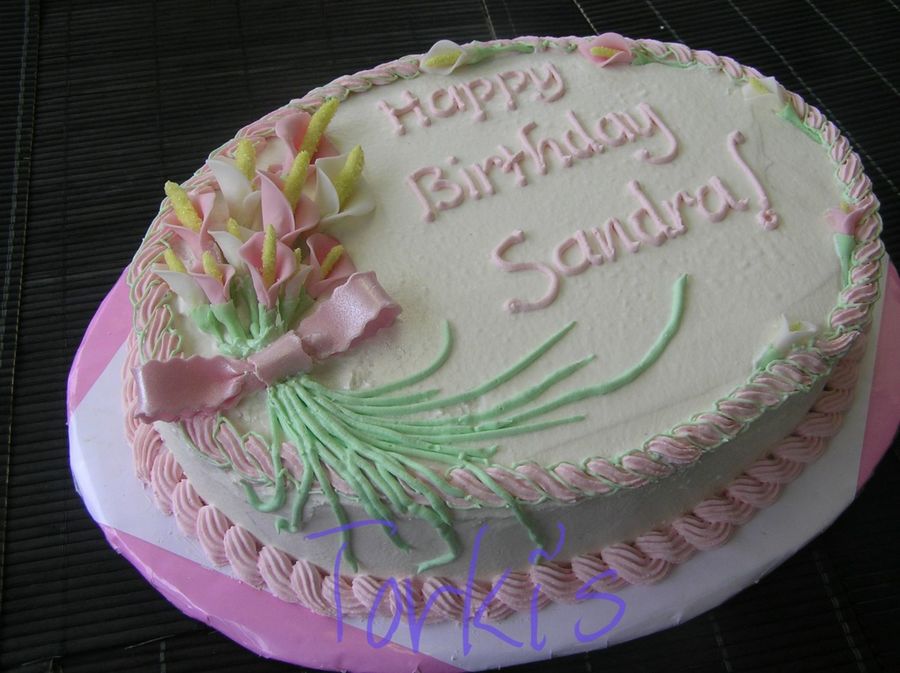 Female Birthday Cake - CakeCentral.com