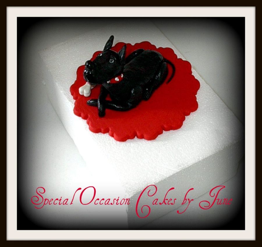 Onyx The Great Dane - CakeCentral.com