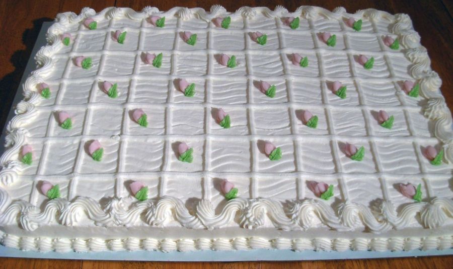 Bridal Shower Sheet Cake - CakeCentral.com