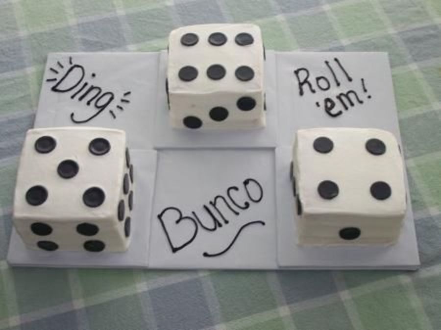 Bunco Cake - CakeCentral.com
