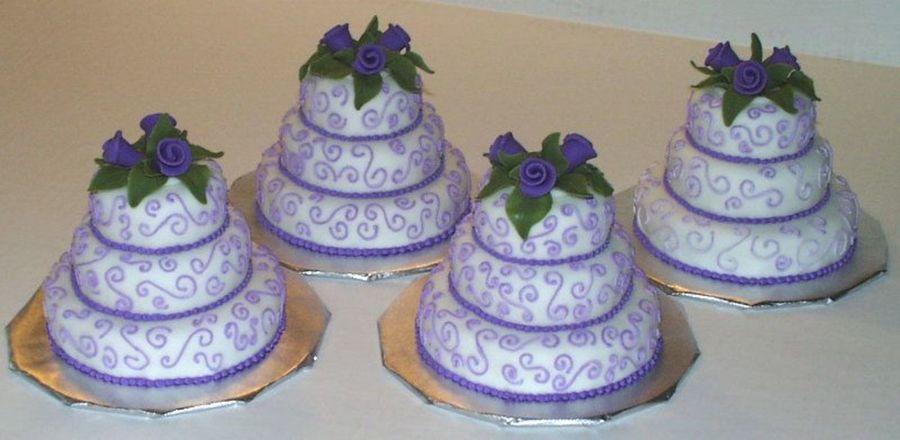 Mini Tier Cakes - CakeCentral.com