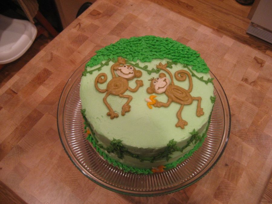 Jungle Monkeys - CakeCentral.com