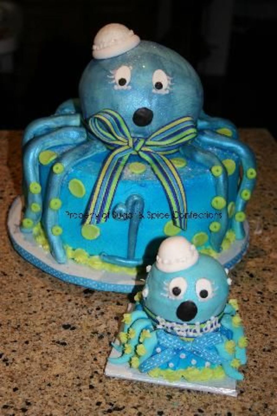 Octopus & Smash Cake - CakeCentral.com