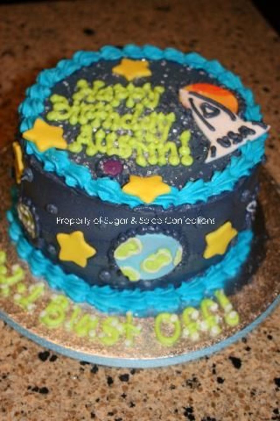 Outer Space Cake - CakeCentral.com