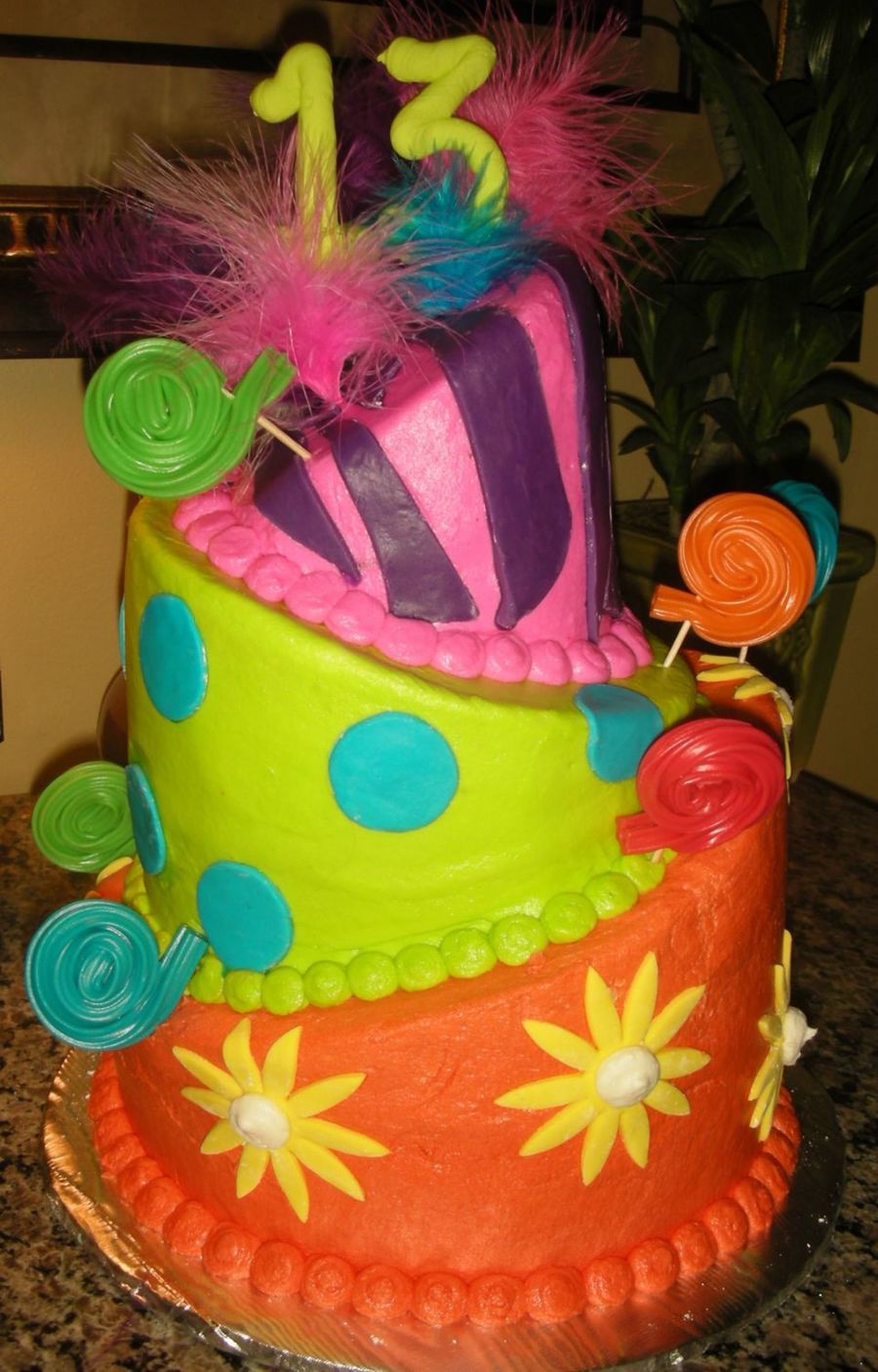 My Daughters First Design!!!! - CakeCentral.com