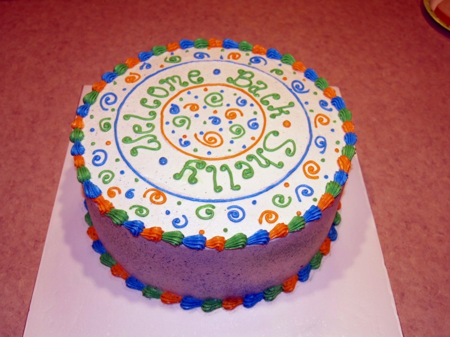 Welcome Back - CakeCentral.com