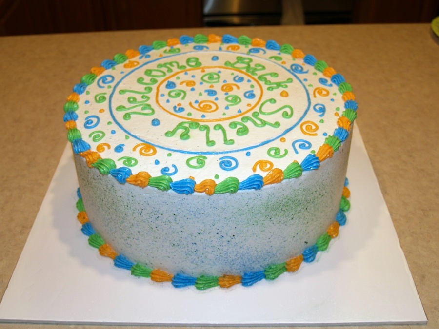 Welcome Back - CakeCentral.com