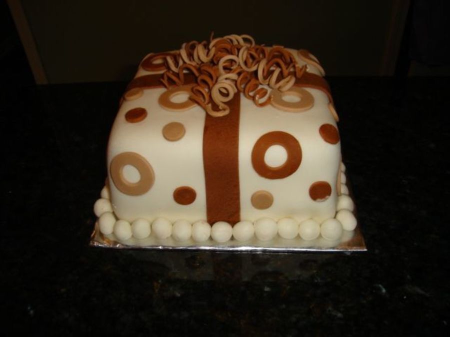 Wilton Package Cake - CakeCentral.com