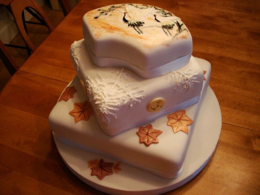Japanese Wedding Cake - CakeCentral.com