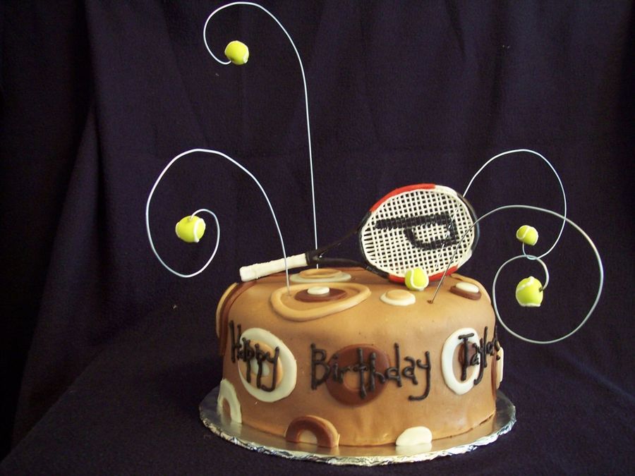 Tennis Theme Cake - CakeCentral.com