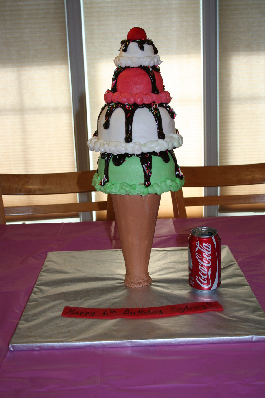 3D Ice Cream Cone - CakeCentral.com