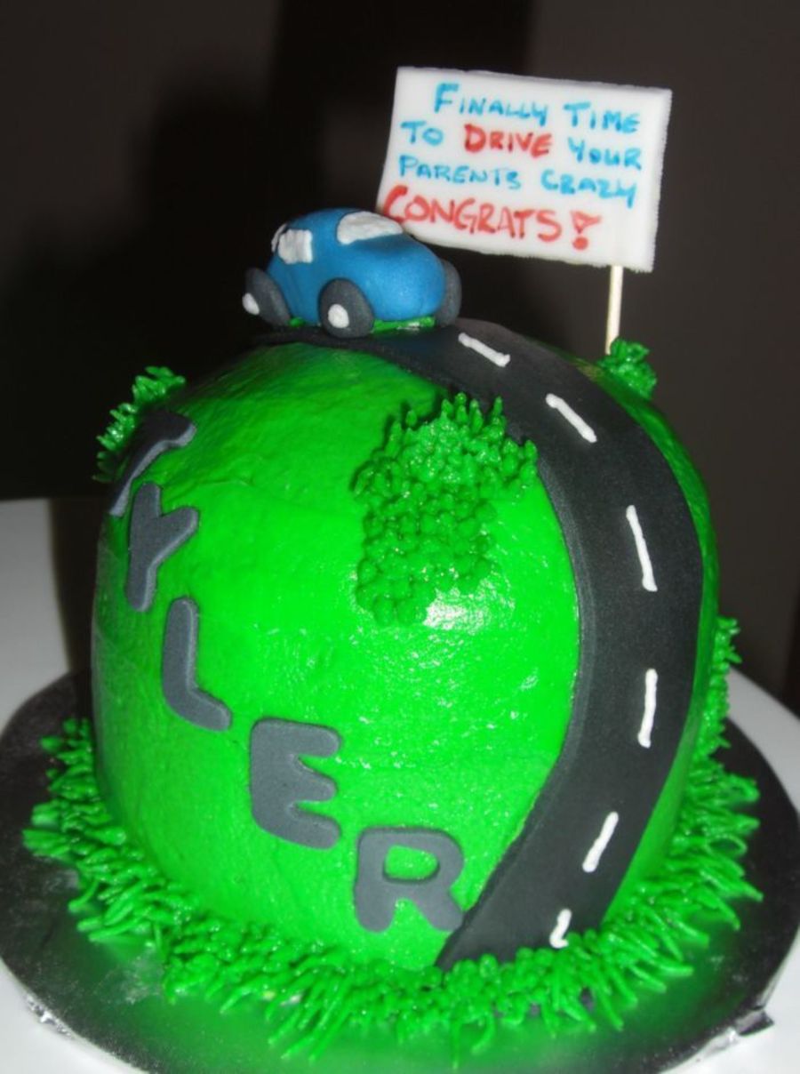 Passed Permit Test Cake! - CakeCentral.com