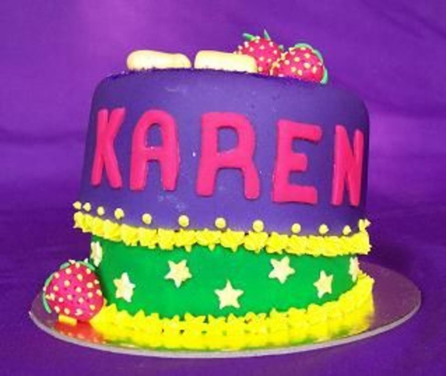 Tilted Gift Cake - CakeCentral.com