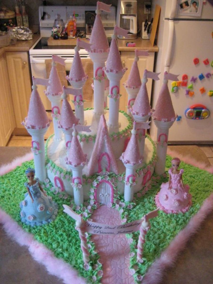 Princess Castle Cake - CakeCentral.com