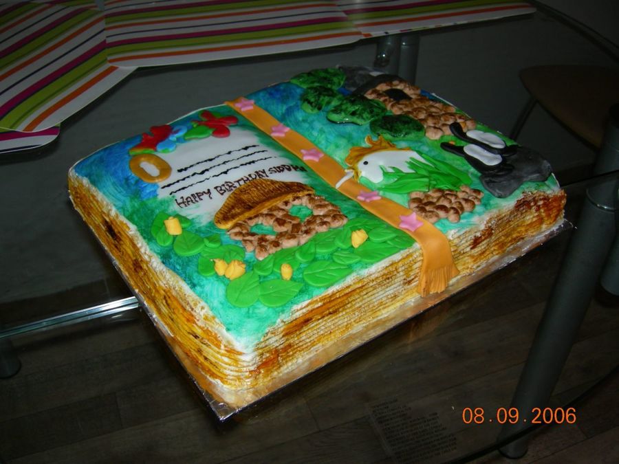 Story Book Cake - CakeCentral.com