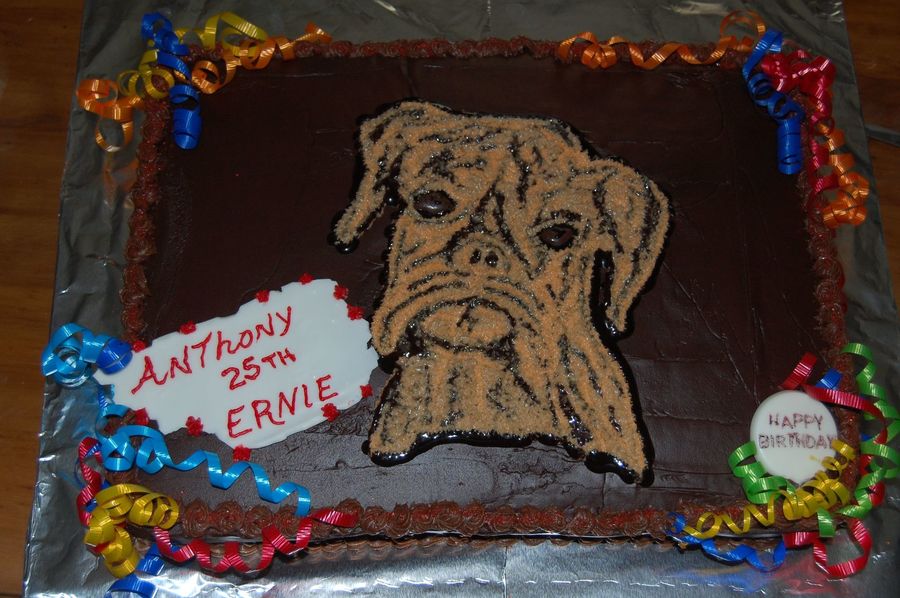 Birthday, Boxer Dog - CakeCentral.com