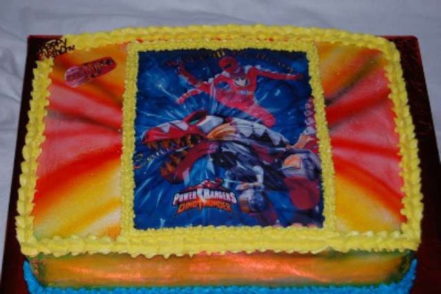 Power Ranger Cake - CakeCentral.com