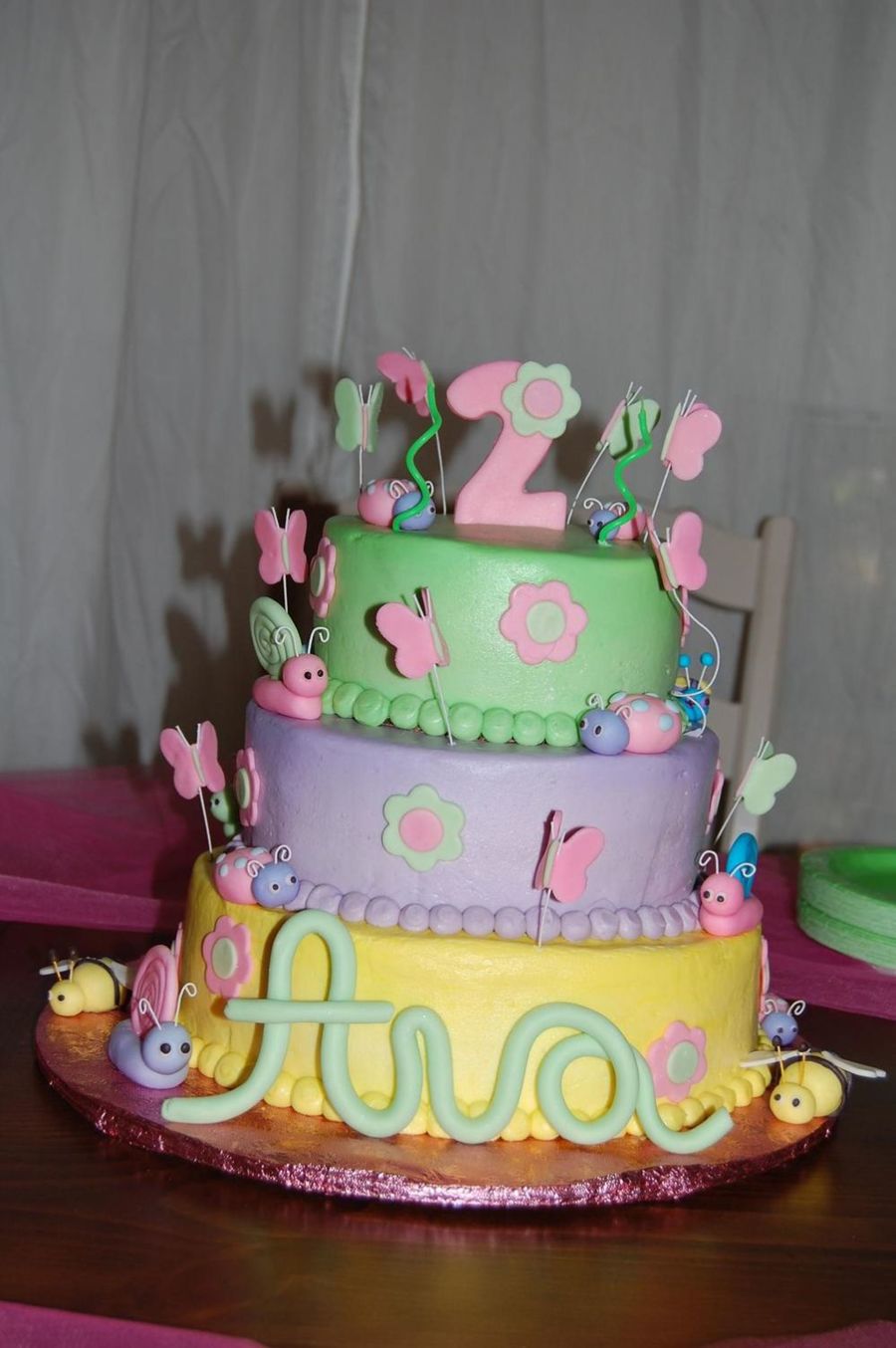 Much Better Pic Of Ava's Cake - CakeCentral.com