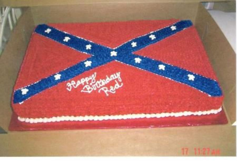 Rebel Flag - CakeCentral.com