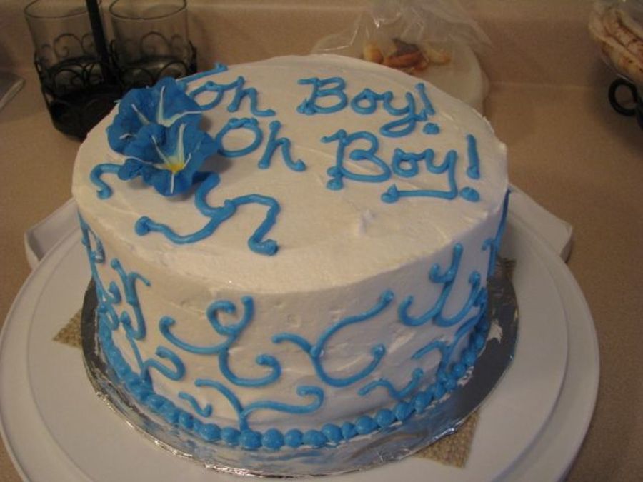 Co-Worker Baby Shower Cake - CakeCentral.com