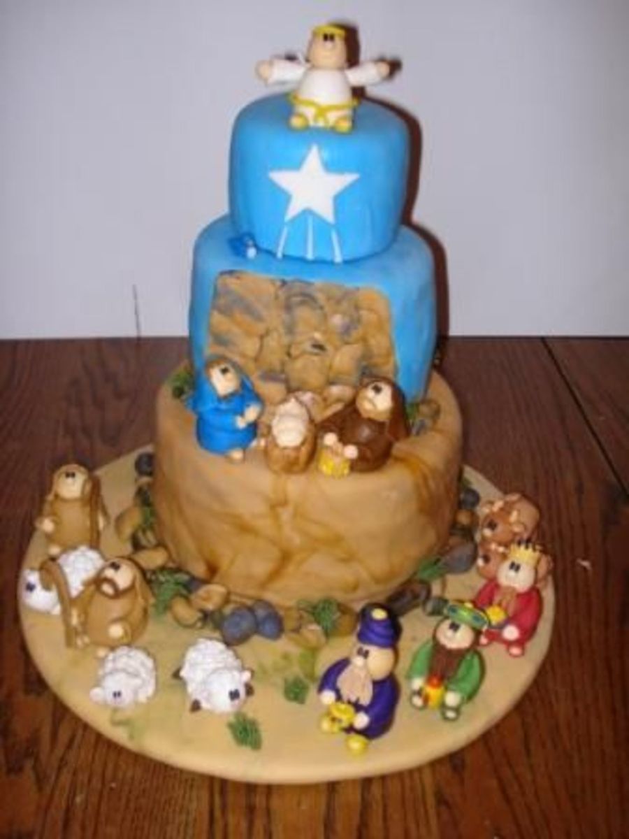 Christmas Nativity Cake - CakeCentral.com