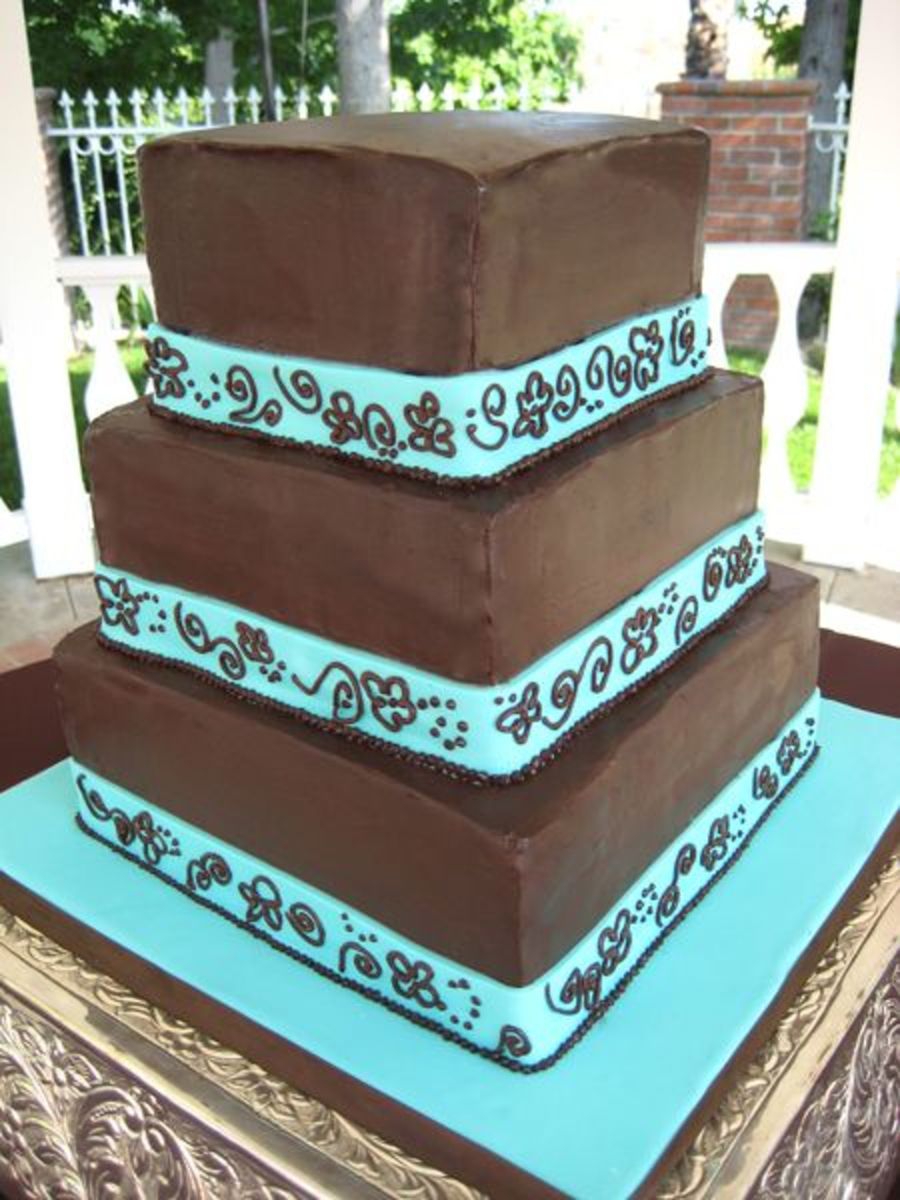 Chocolate Ganache Wedding Cake - CakeCentral.com