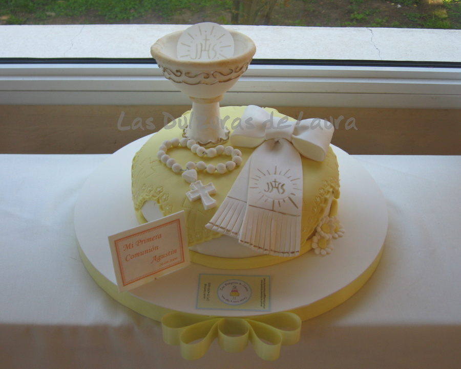 First Communion - Caliz - CakeCentral.com