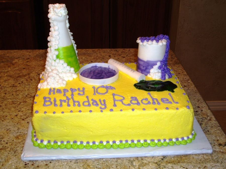 Weird Science Theme Birthday Cake - CakeCentral.com