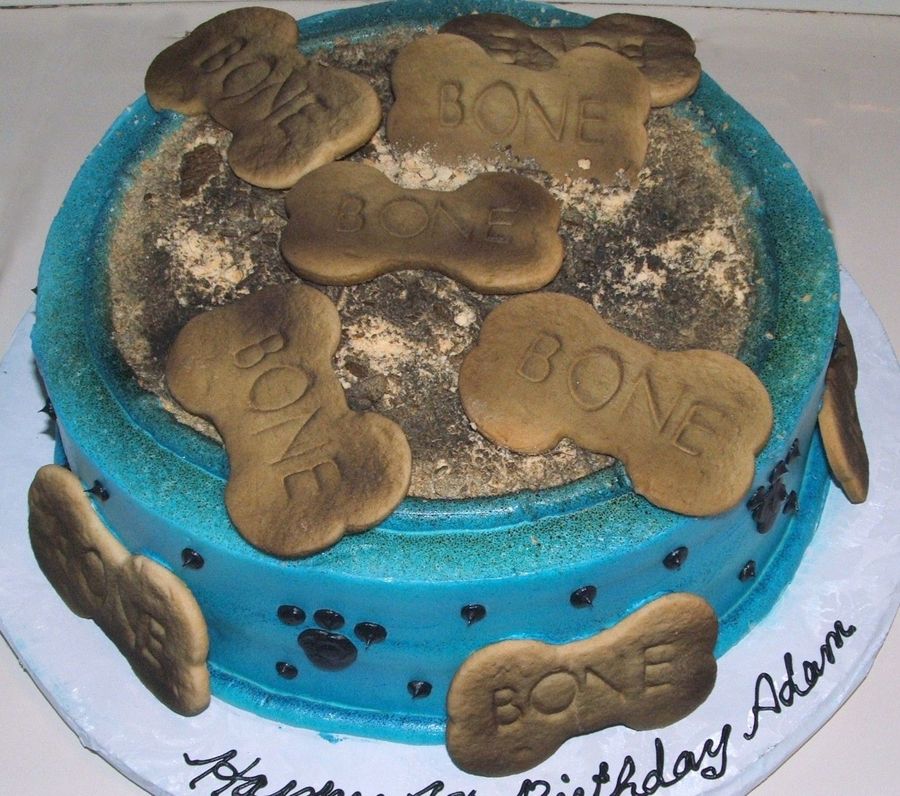 Dog Bowl Cake - CakeCentral.com