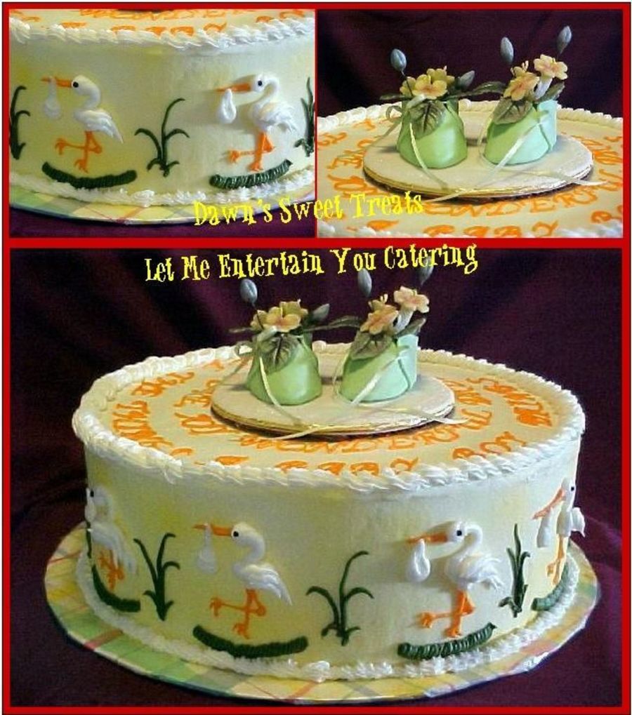 Stork Cake - CakeCentral.com