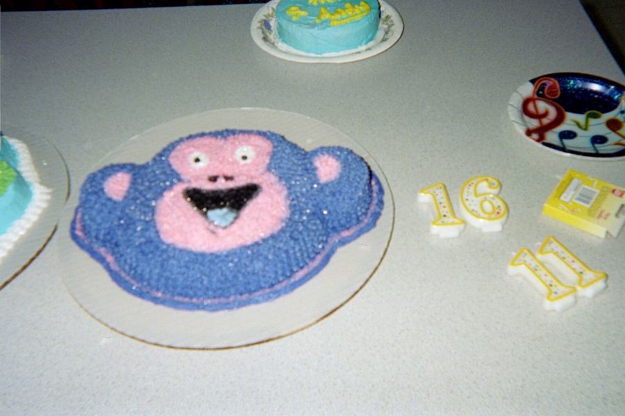 Purple Monkey - CakeCentral.com