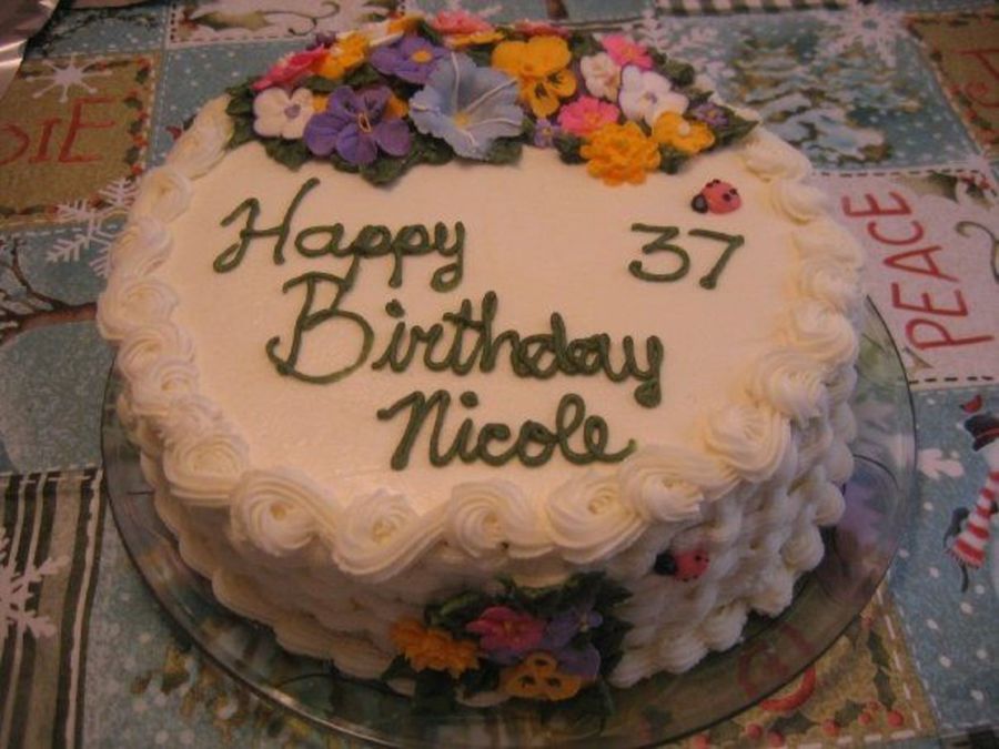 My 37Th Birthday Cake - CakeCentral.com