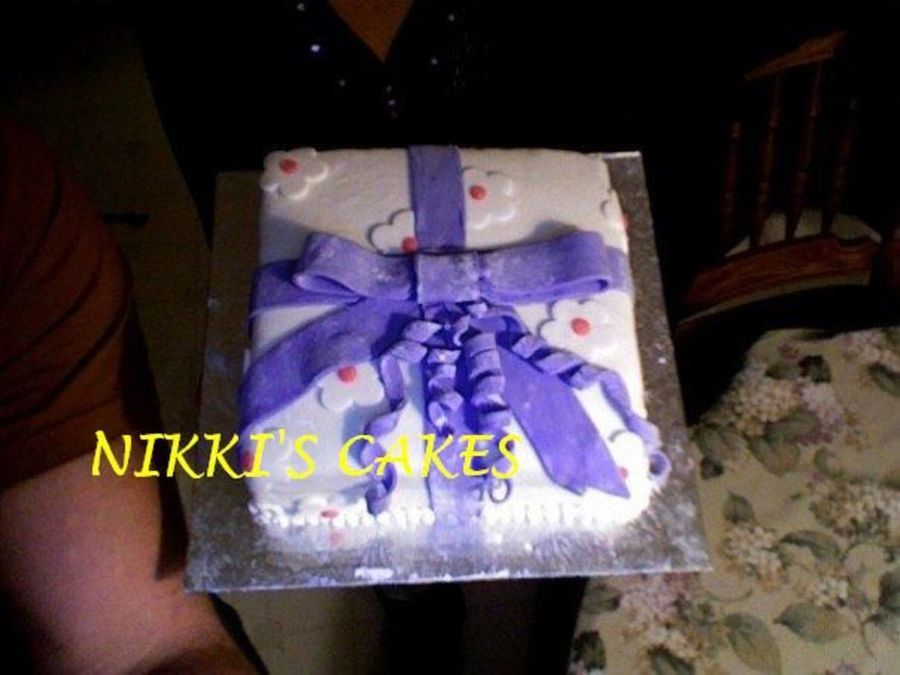 Ribbon Cake - CakeCentral.com