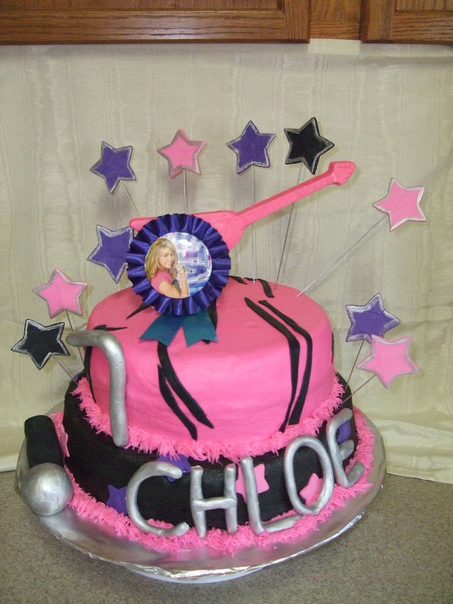 Hannah Montanat Rockstar - CakeCentral.com