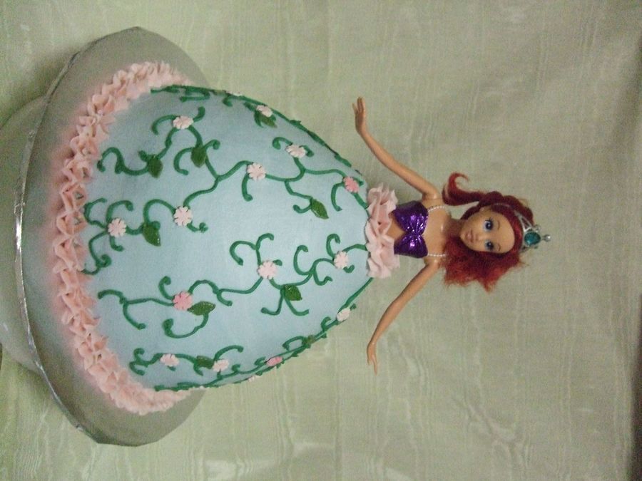 Ariel Doll Cake - CakeCentral.com