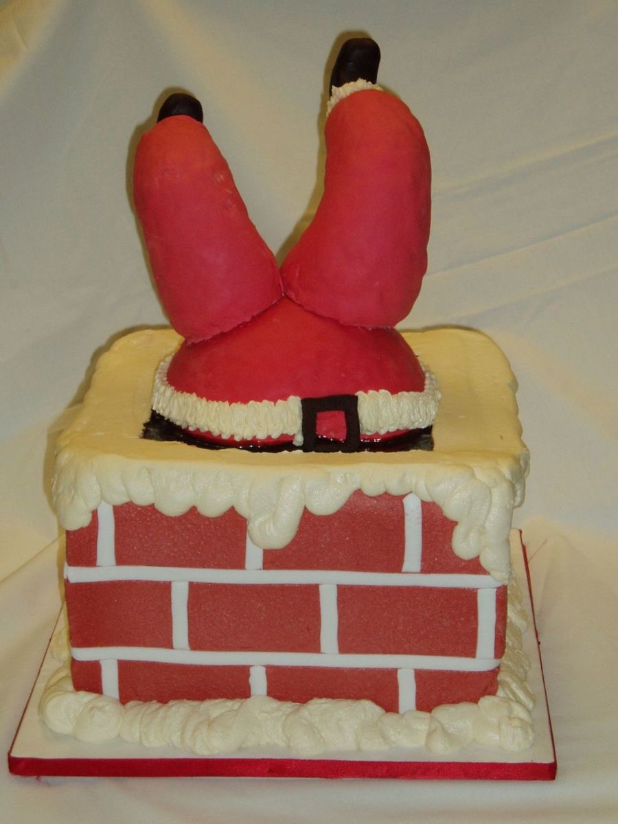 Santa Stuck In A Chimney - CakeCentral.com