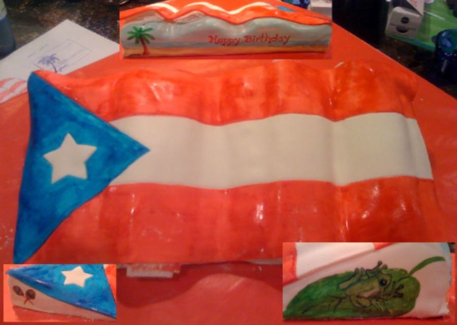 Puerto Rican Flag - CakeCentral.com