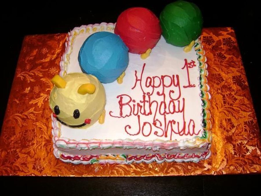 Baby Einstein Caterpillar - CakeCentral.com