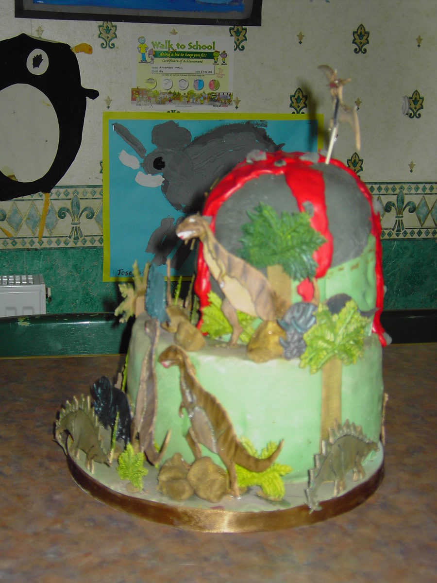Dinosaur Volcano - CakeCentral.com