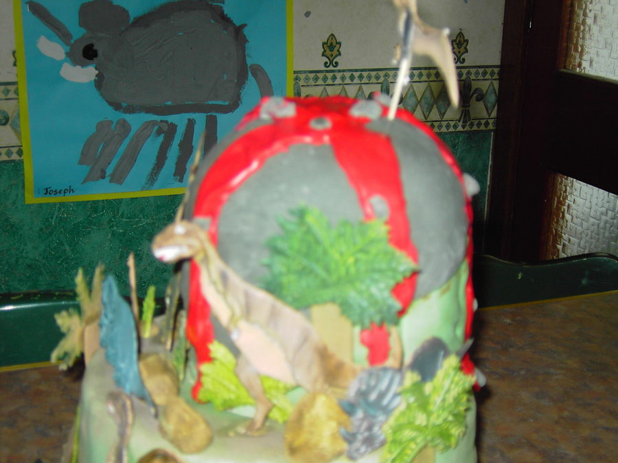 Dinosaur Volcano - CakeCentral.com