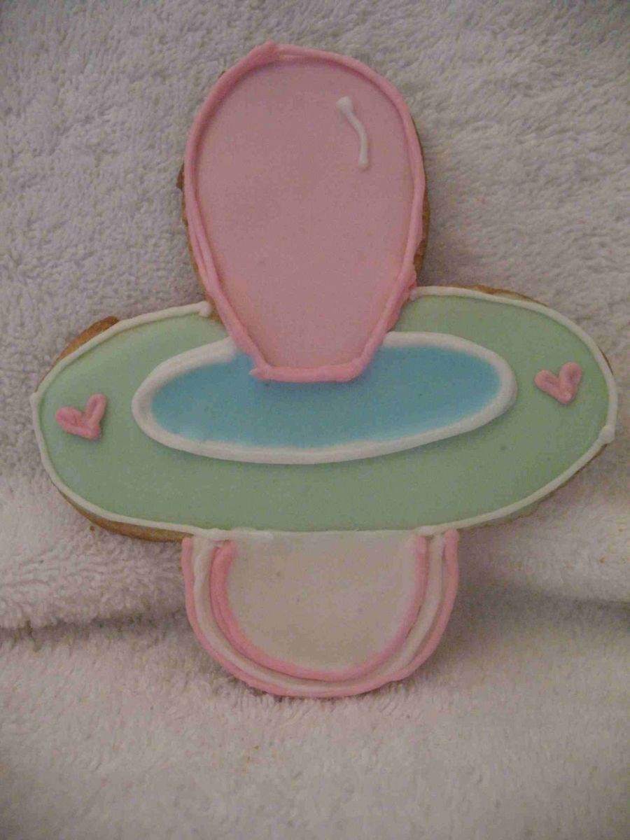 Baby Shower Pacifier - CakeCentral.com